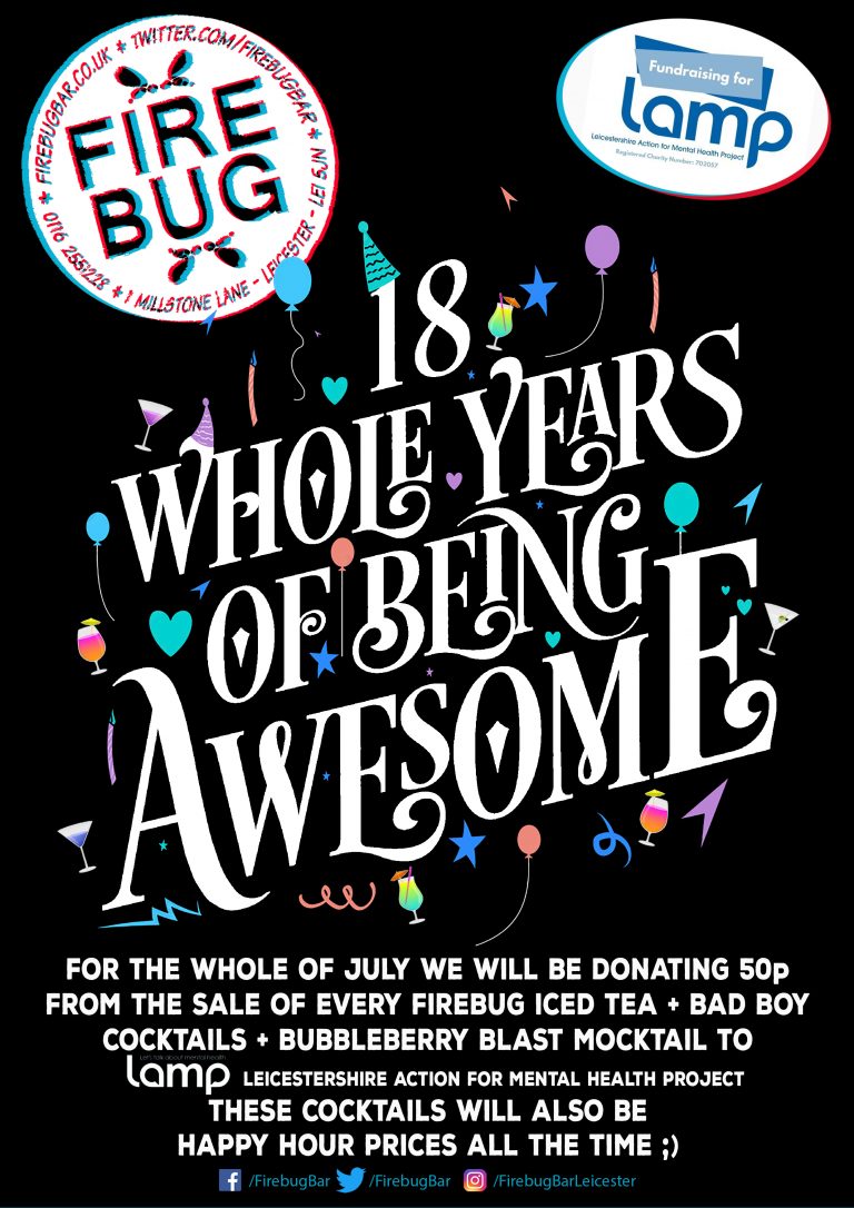 Leicester’s Firebug to raise funds for Lamp - Lamp Advocacy