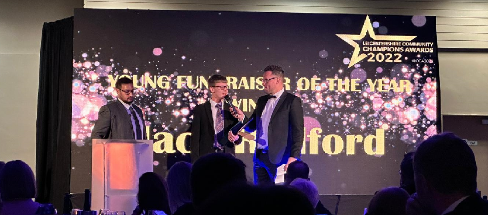 Jack Radford, a student who raised funds for Lamp, is named Young ...